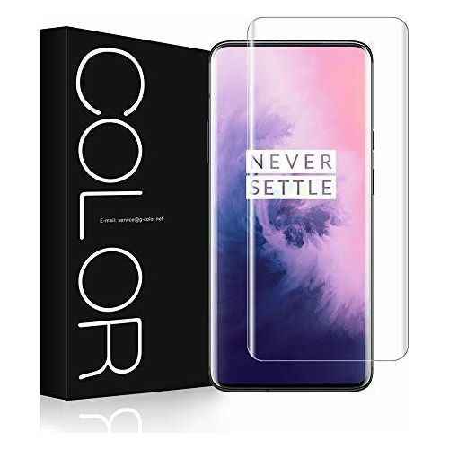 G-Color OnePlus 7T Pro/ 7 Pro Screen Protector,[Full Adhesive][Case Frien