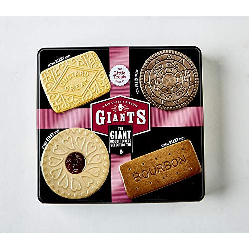 GIANTS Selection TIN - Classic Biscuits Giant Sized (Bourbon, Custard Cre
