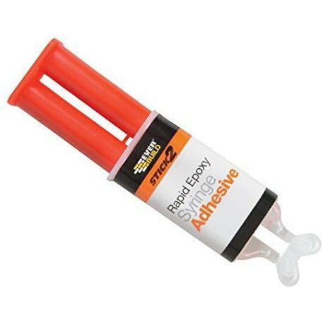 Everbuild EVBS2RAPIDES Stick 2 Rapid Epoxy Syringe 24 Ml, Multi