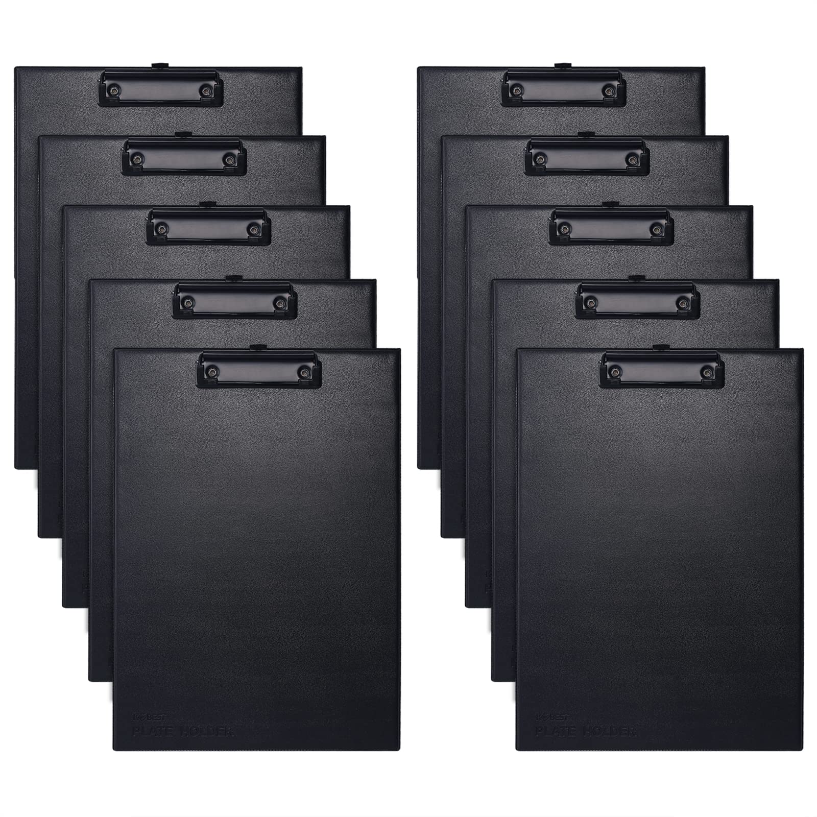 COSHEHKG A4 Clipboards Set, 10Pcs PU Clipboard Standard Size 9'' X 13.5''