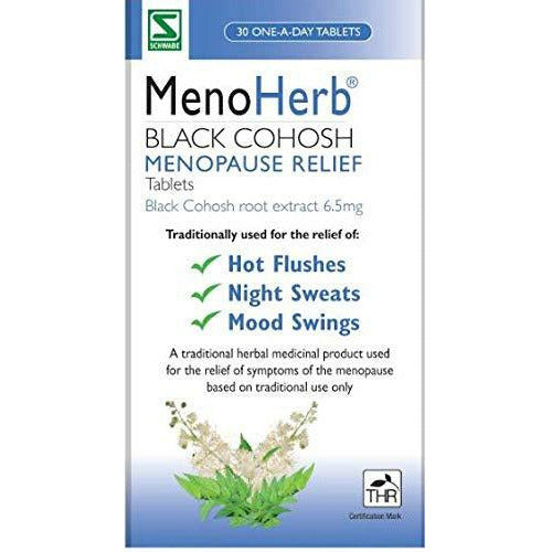 Menoherb Balck Cohosh Root Extract 6.5mg - 30 Tablets
