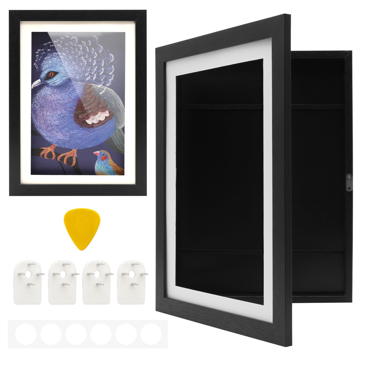 Kids Art Frames Front Opening A4 Wall Mounted Picture Frame Max 150 Sheet