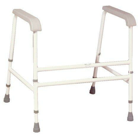 NRS Healthcare L70294 Nuvo Toilet Frame Free Standing And Height Adjustab