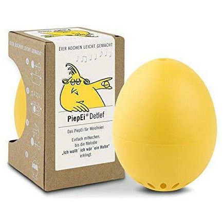 Brainstream Egg Timer PiepEi Detlef Soft, Multi-Colour, 6 X 6 X 5 Cm