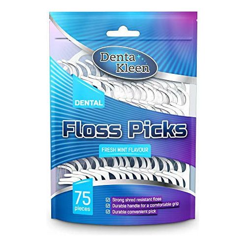 Floss Picks, Dental Floss Sticks Non-Slip Handle With Durable Handle Thin