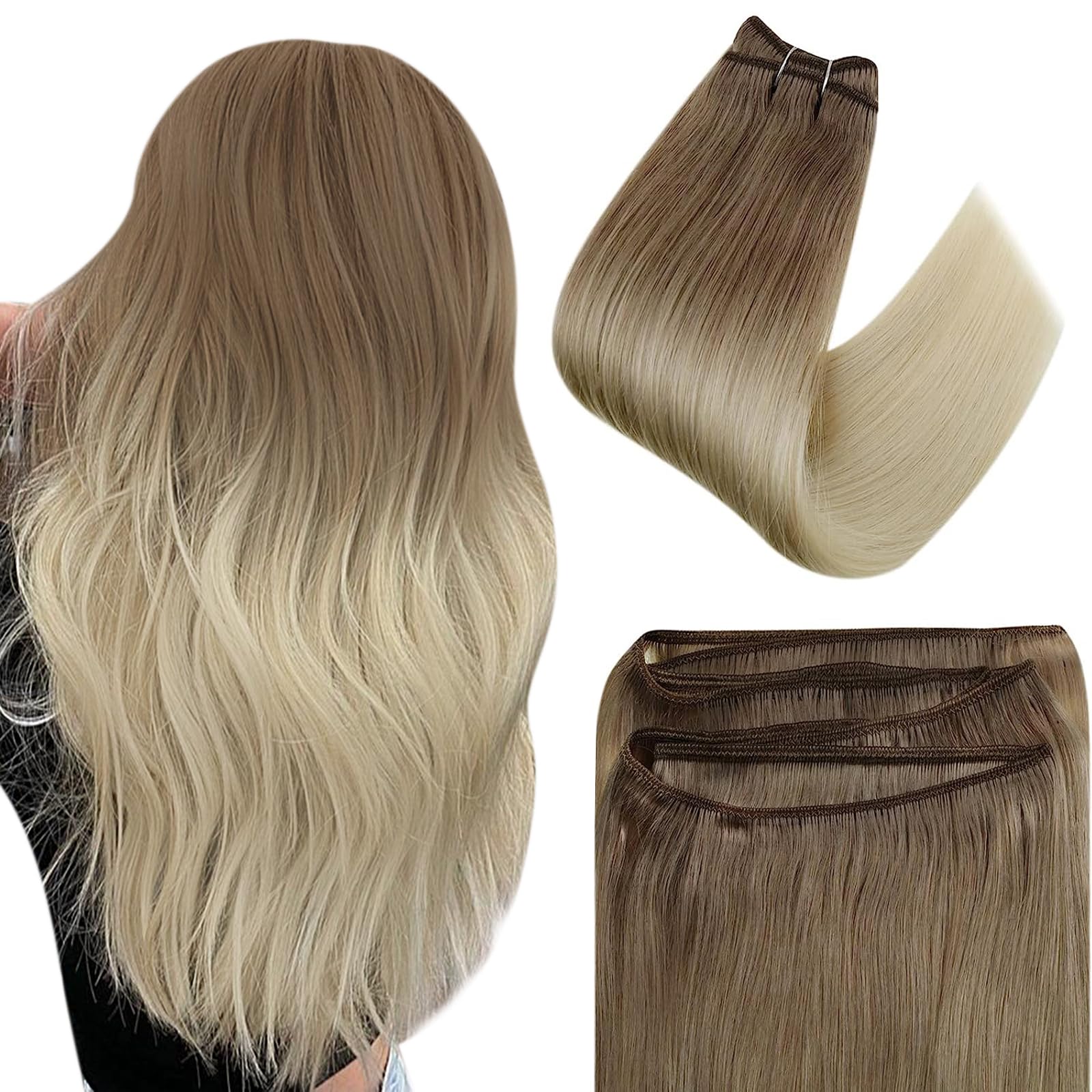 Easyouth Secret Wire Hair Extensions Human Hair Highlight Blonde Hair Wir