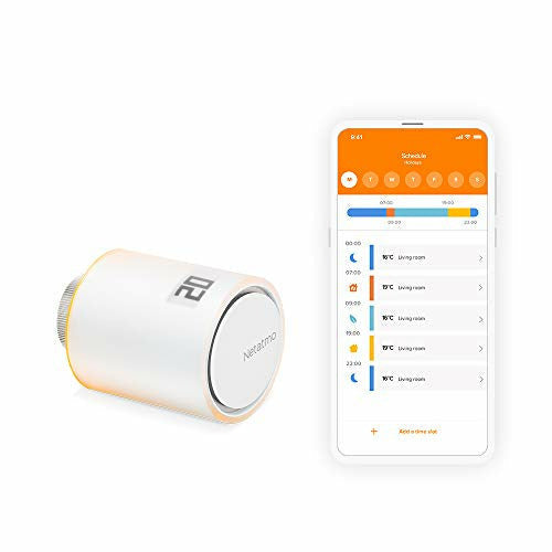 Netatmo Additional Smart Radiator Valve, Add-On For Smart Thermostat And