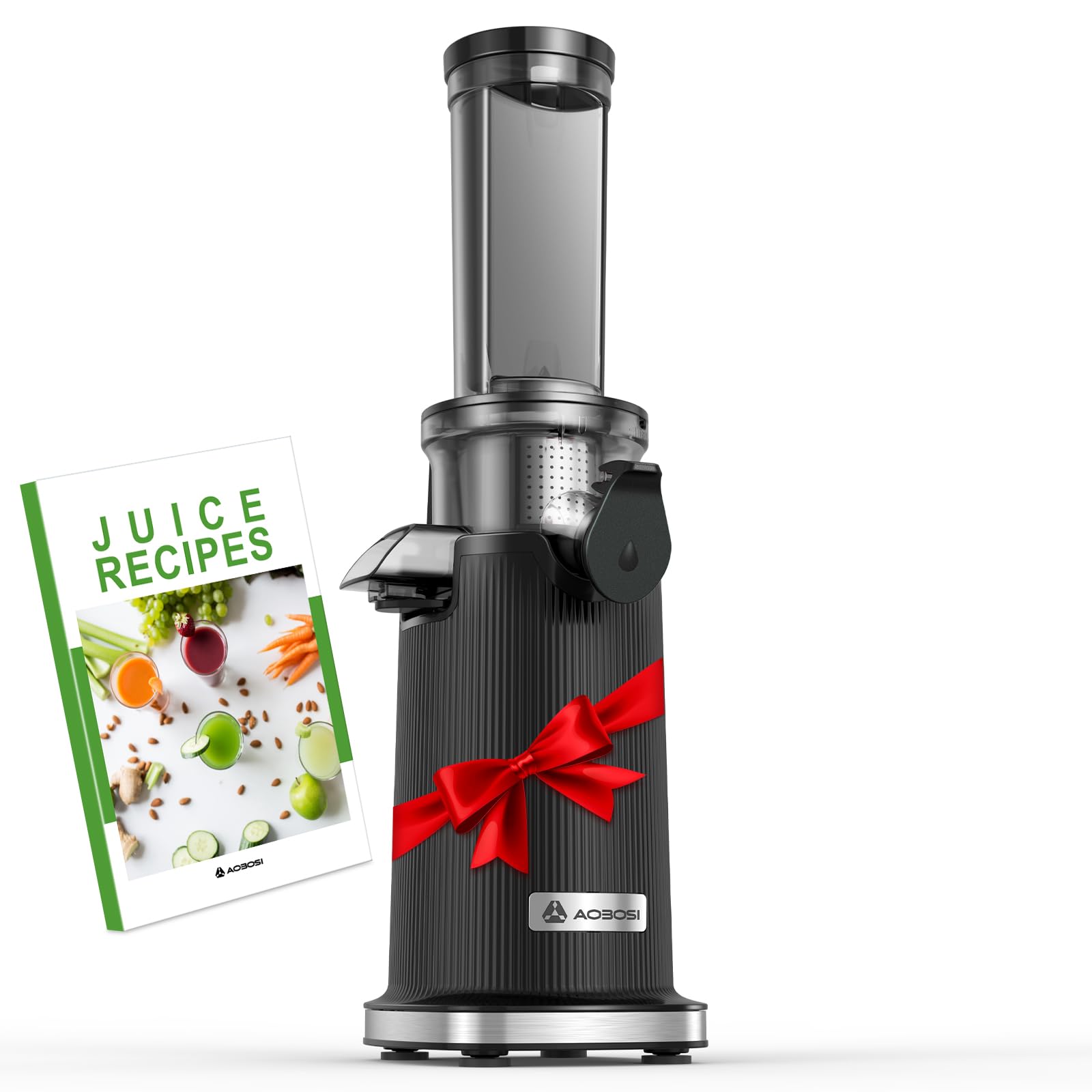 Aobosi Compact Cold Press Juicer, Space-Saving Small Juicer Machines With
