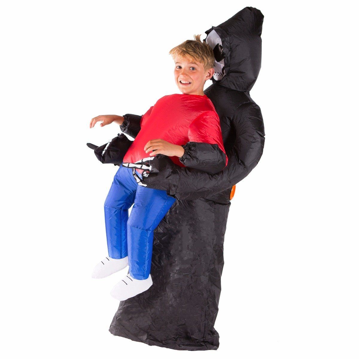 Bodysocks Kids Inflatable Lift You Up Grim Reaper Costume