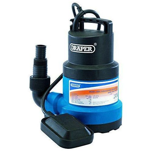 Draper 61668 Submersible Water Pump With Float Switch - Black/ 350W ...
