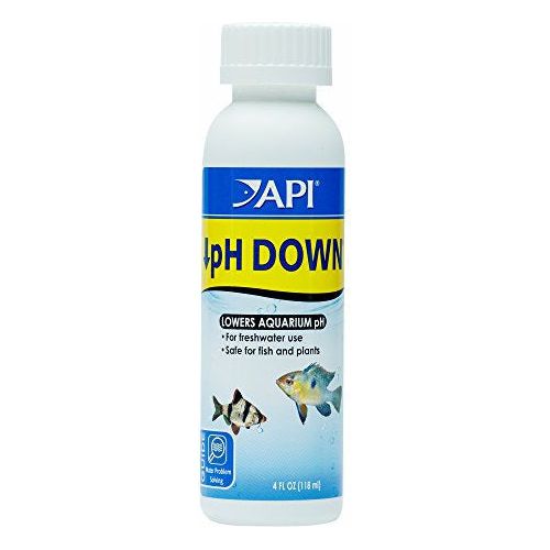API PH DOWN Freshwater Aquarium Water PH Reducing Solution 118 Ml Bottle