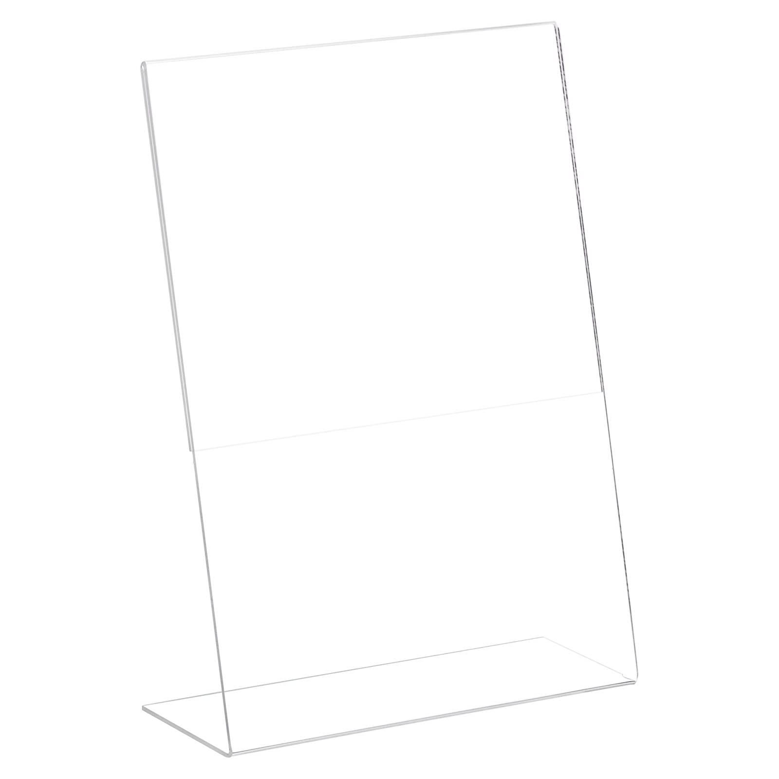 Sourcing Map Acrylic Sign Holder 24 Pack, 8.5x11 Inches L Shaped ...