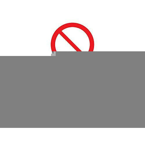 Viking Signs PA5439-A3L-V"No Turning" Sign, Vinyl, 300 Mm H X 400 Mm W