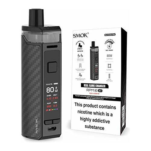 Genuine SMOK RPM80 Kit 80W E Cigarettes 3000mAh SMOK RPM 80 No Nicotine