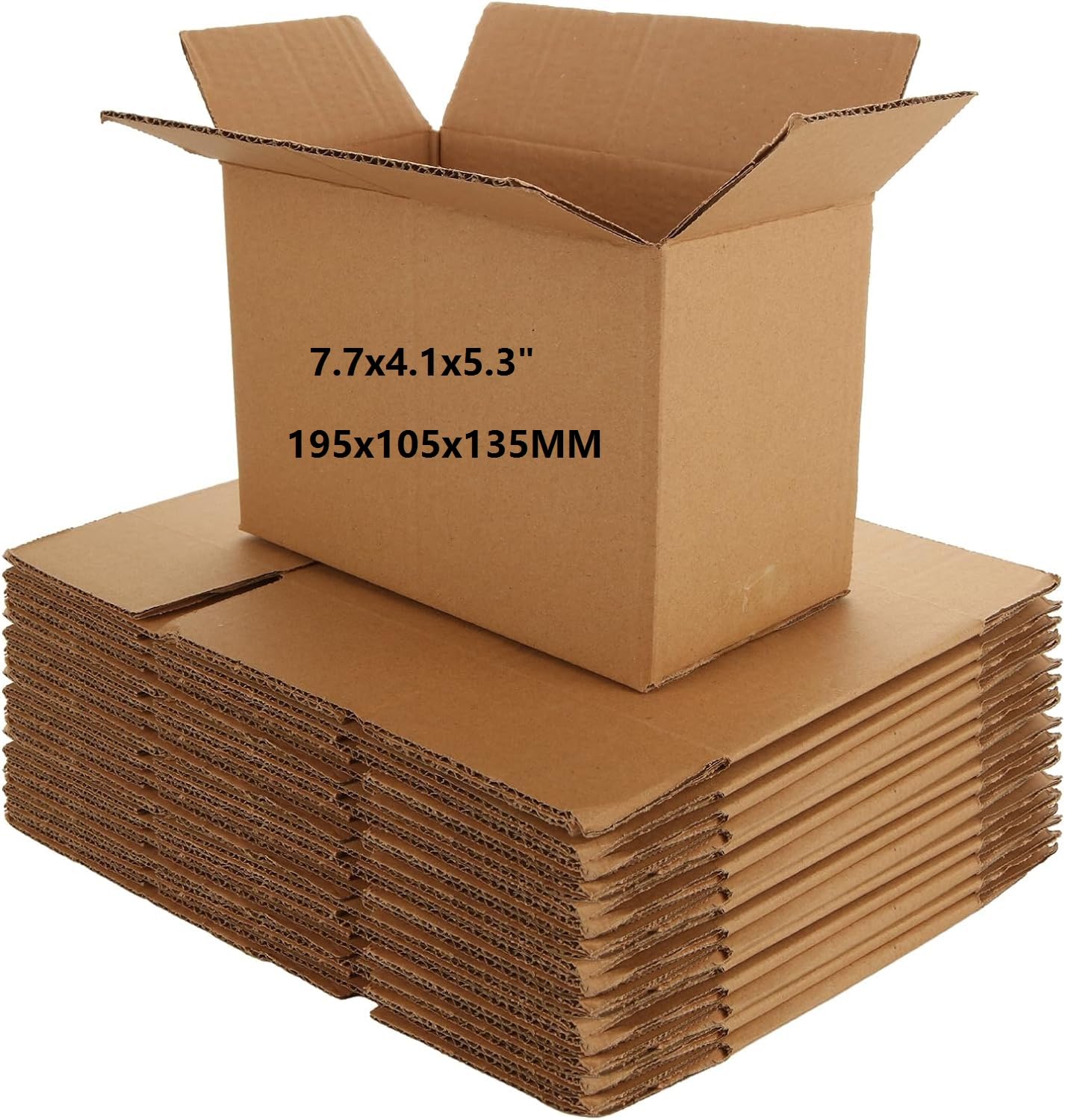 MEIDIV 30PCS Small Cardboard Boxes For Posting, 195x105x135MM Mailing Box