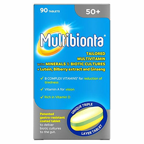 Seven Seas Multibionta 50+ Multivitamin With Minerals And Biotic Cultures