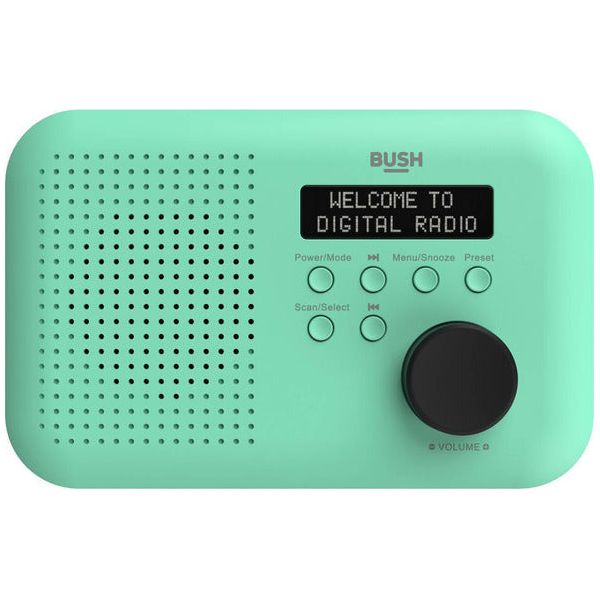 Bush Portable Mono Dab Radio Mint - BargainFox.com
