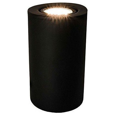 Matt Black GU10 Floor Or Table Lamp Uplighter With Tilt Capability By Hap