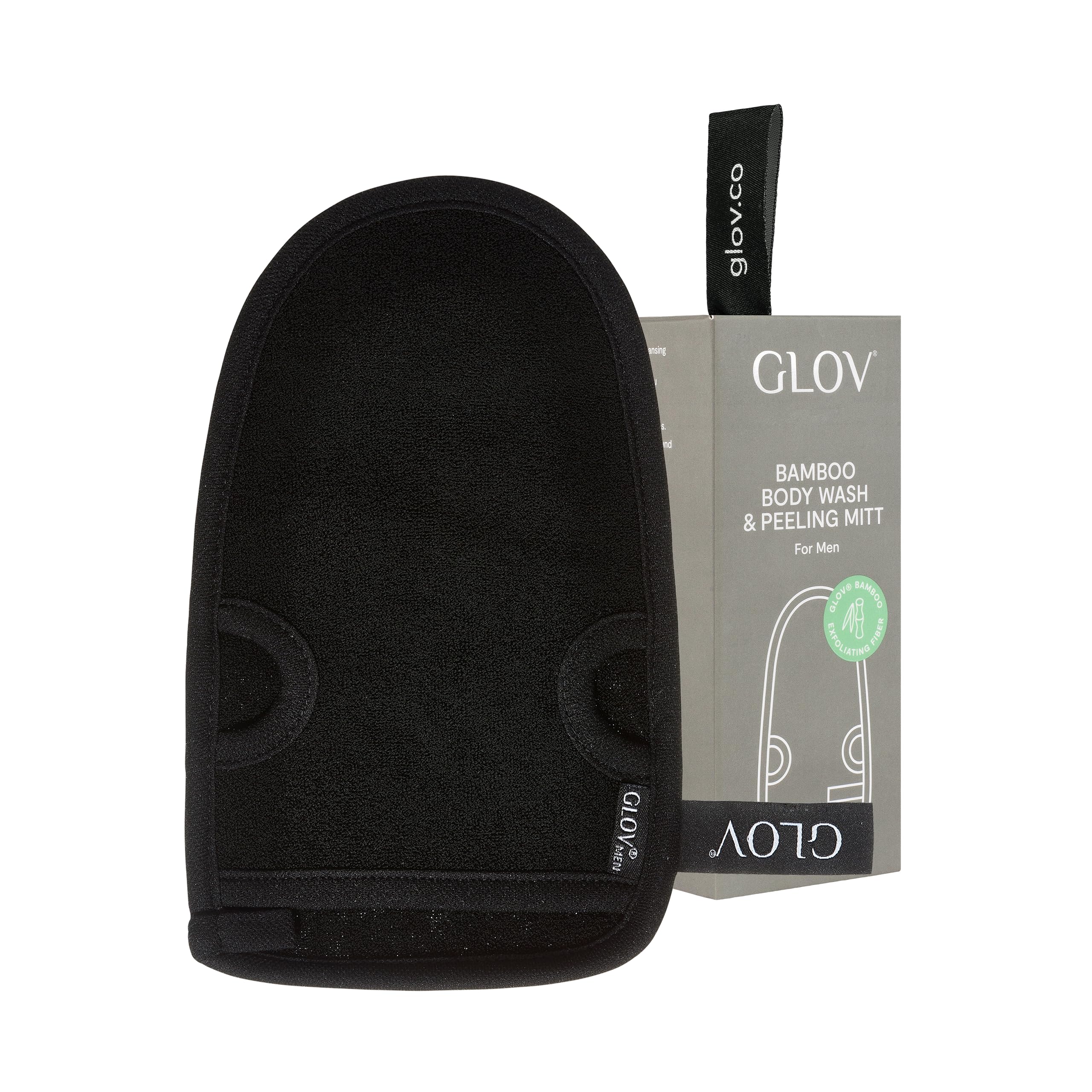 Scrub Mitt Cleansing Gloves Exfoliating Body Scrubber Bamboo Exfoliator ...