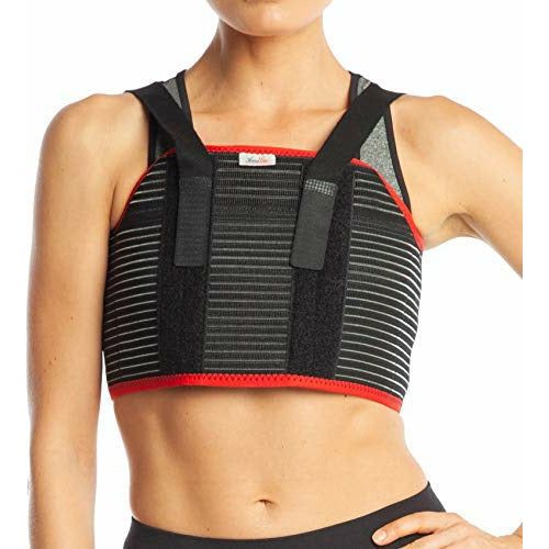 Chest Sternum Brace Protector Support Adjustable Belt Shoulder Posture Co
