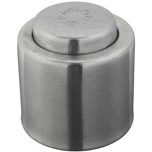 Cilio Champagne Closure Made From Polished Stainless Steel, Silver, Set O