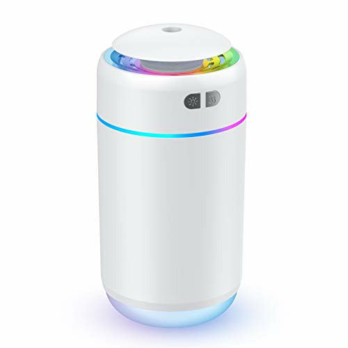 Portable Humidifier, 400ml Mini Car Humidifier, USB Personal Humidifiers
