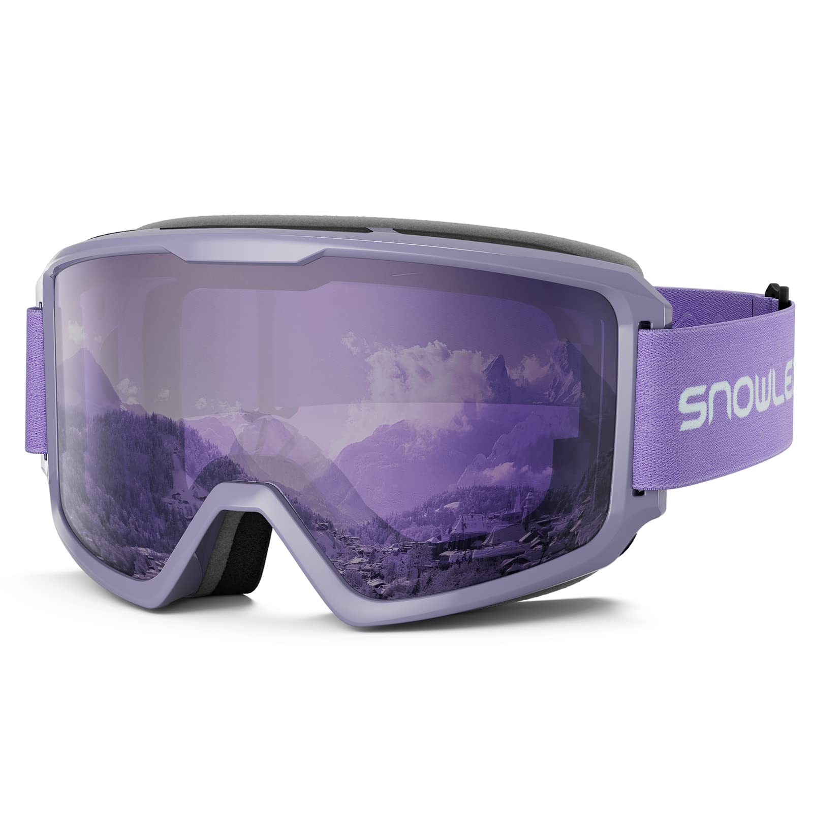 Snowledge Ski Goggles For Men Women Cylindrical Snowboard Goggle With Ant