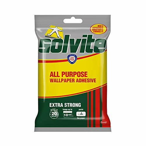 Solvite All-Purpose Wallpaper Adhesive, Reliable Adhesive For Wallpaper,