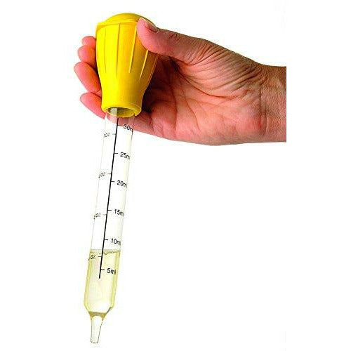 KitchenCraft Traditional Baster, Glass/Rubber, 30 Cm