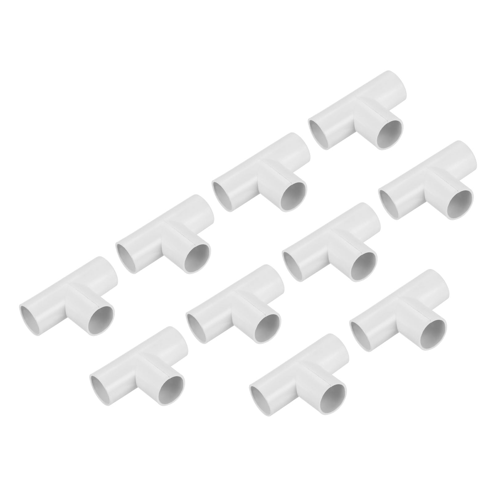 20mm PVC T-Shaped Conduit Coupler Fittings - 3 Way Electrical Hose Connec