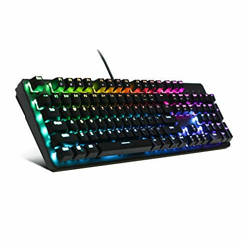 TECWARE Phantom 87 Key Mechanical Keyboard, RGB Led, Outemu BROWN Switch