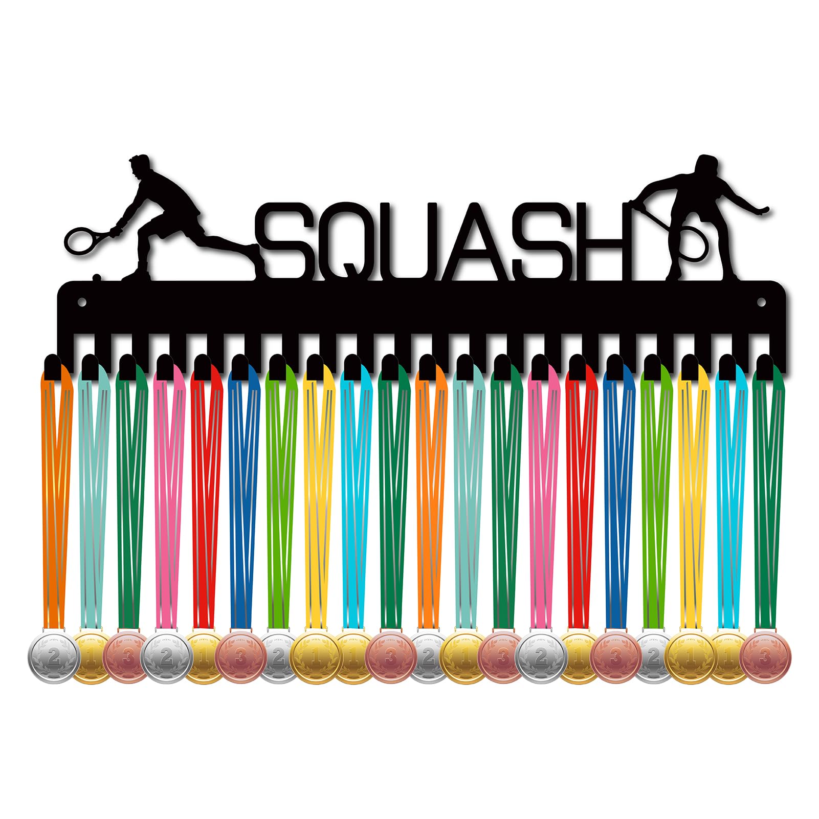 CREATCABIN Squash Medal Holder Hanger Medal Rack Organizer Hanger Metal I