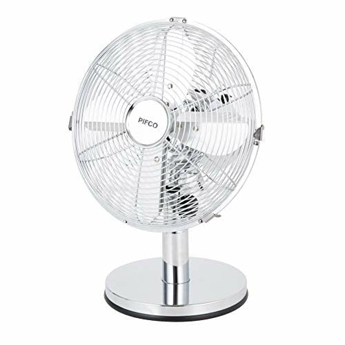 Pifco P52010 Desk Fan, 3 Speed Settings, 90 Degree Oscillation, Carry Han