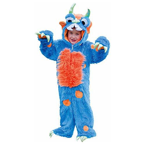Amscan Dress Up MON-BL3 Blue Monster Costume, Unisex Children, Non ...