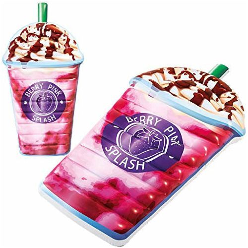 Intex 58777 77151 Berry Milkshake Giant Inflatable Mattress Lilo 198cm X