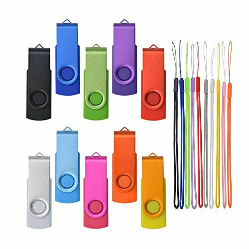 Memory Stick Pack Of 5 64MB USB Flash Drives, Kepmem Colorful USB 2.0 Sti