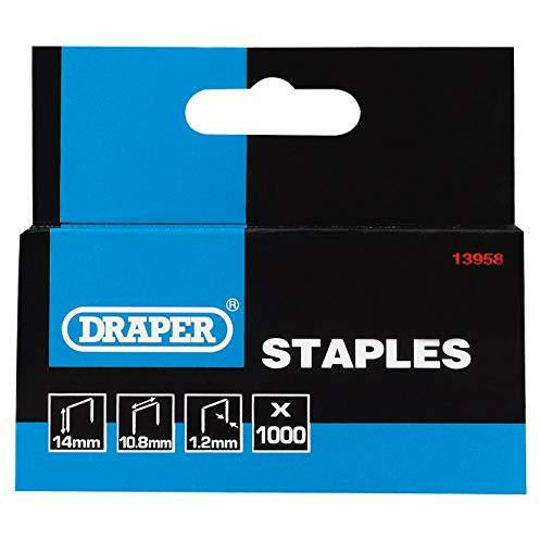 Draper 13958 14 Mm Staples (Box Of 1000)