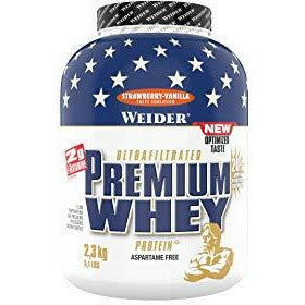 Weider Premium Whey Protein Powder, Strawberry Vanilla, 33g Of Protein Pe