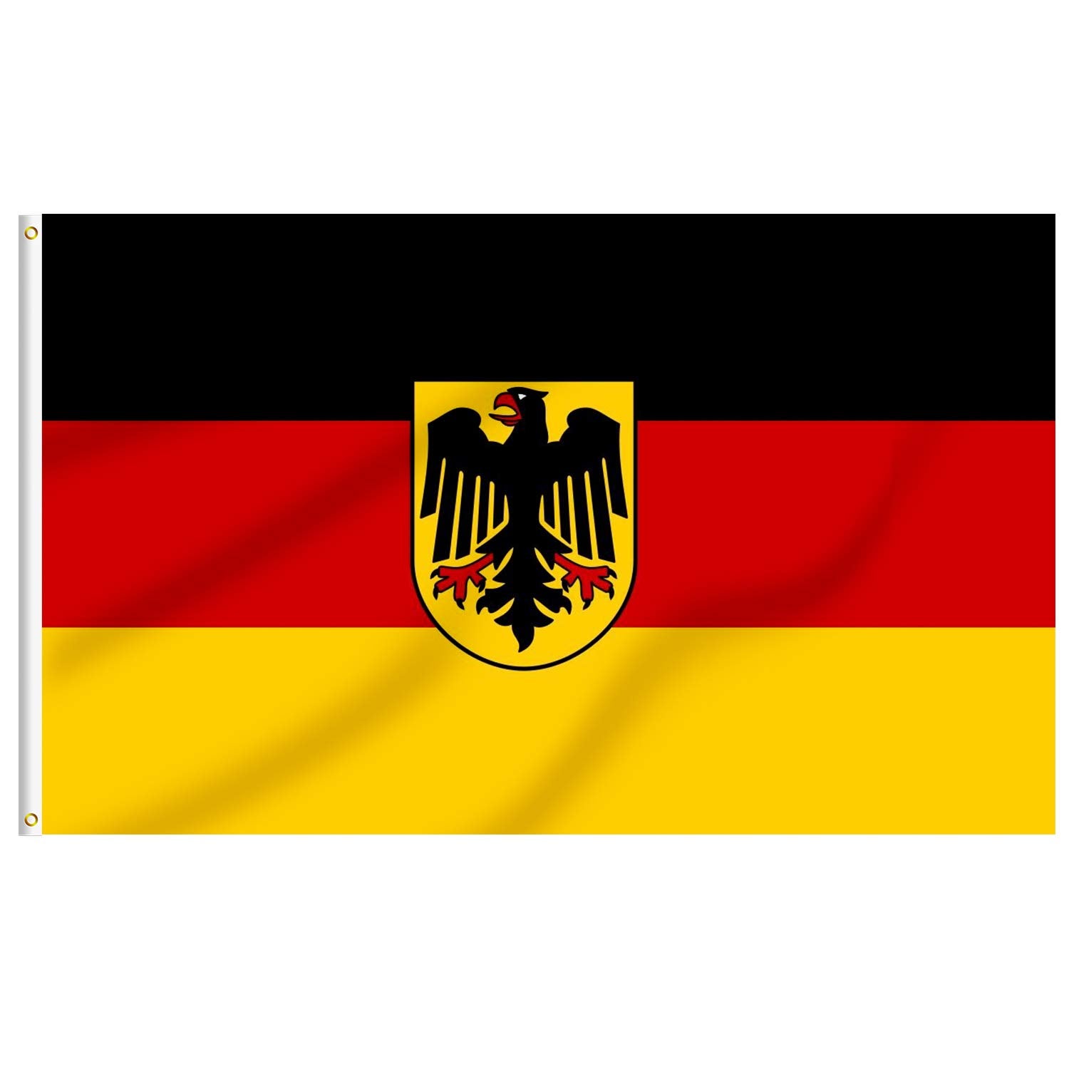 FLAGBURG German State Ensign Flag 5x8 FT, Germany Eagle Flag With Print V