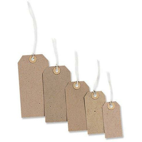 Merit Strung Tag 70x35mm Buff - Ref TG8070 (Pack 1000)