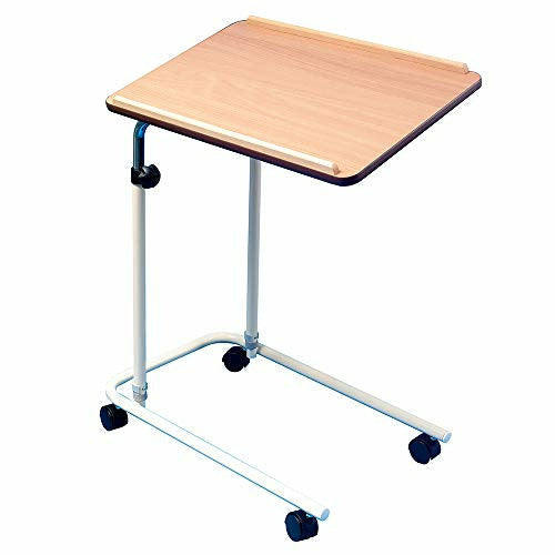 NRS Healthcare L17516 Overbed/Chair Table - Adjustable, Tilting & Wheeled