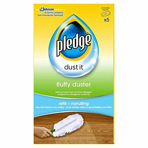 Pledge Fluffy Dusters Refills (5) - Pack Of 2, Brand New
