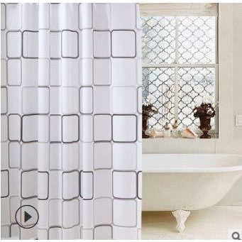LdawyDE Square Shower Curtain 180*200cm Shower Curtain Waterproof Mouldpr