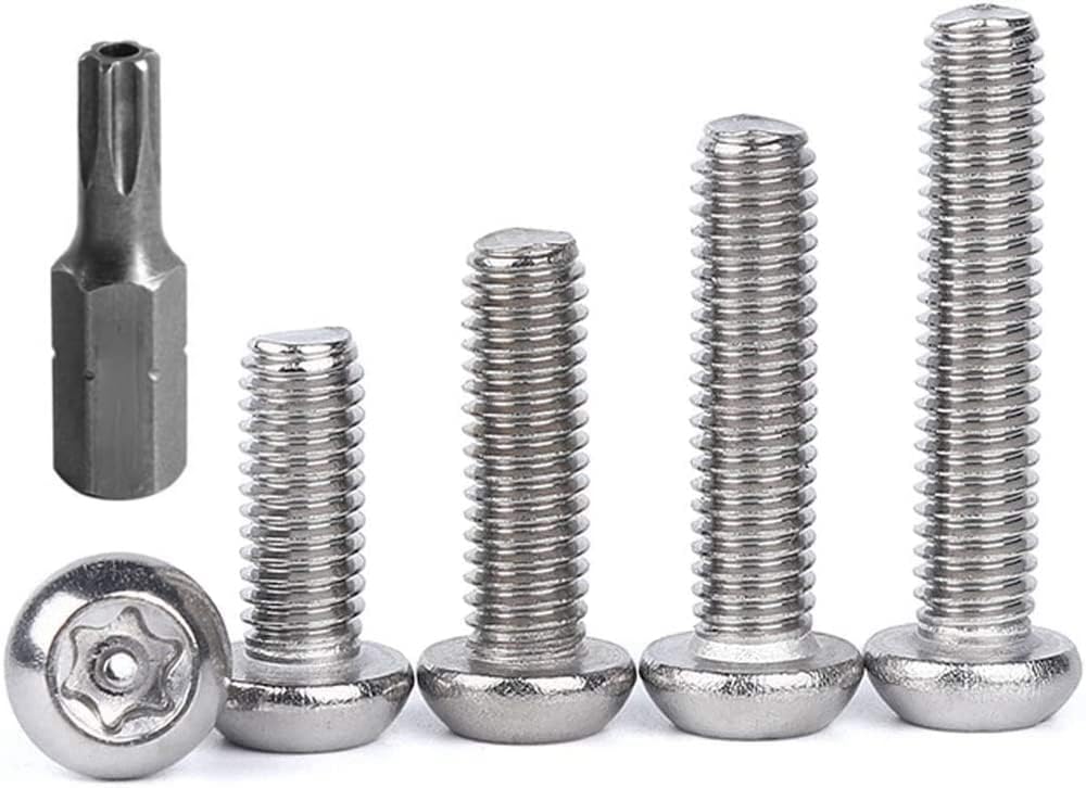 FarDeer Stainless Steel Button Head Screws Torx Machine Screws M5 Sheet M