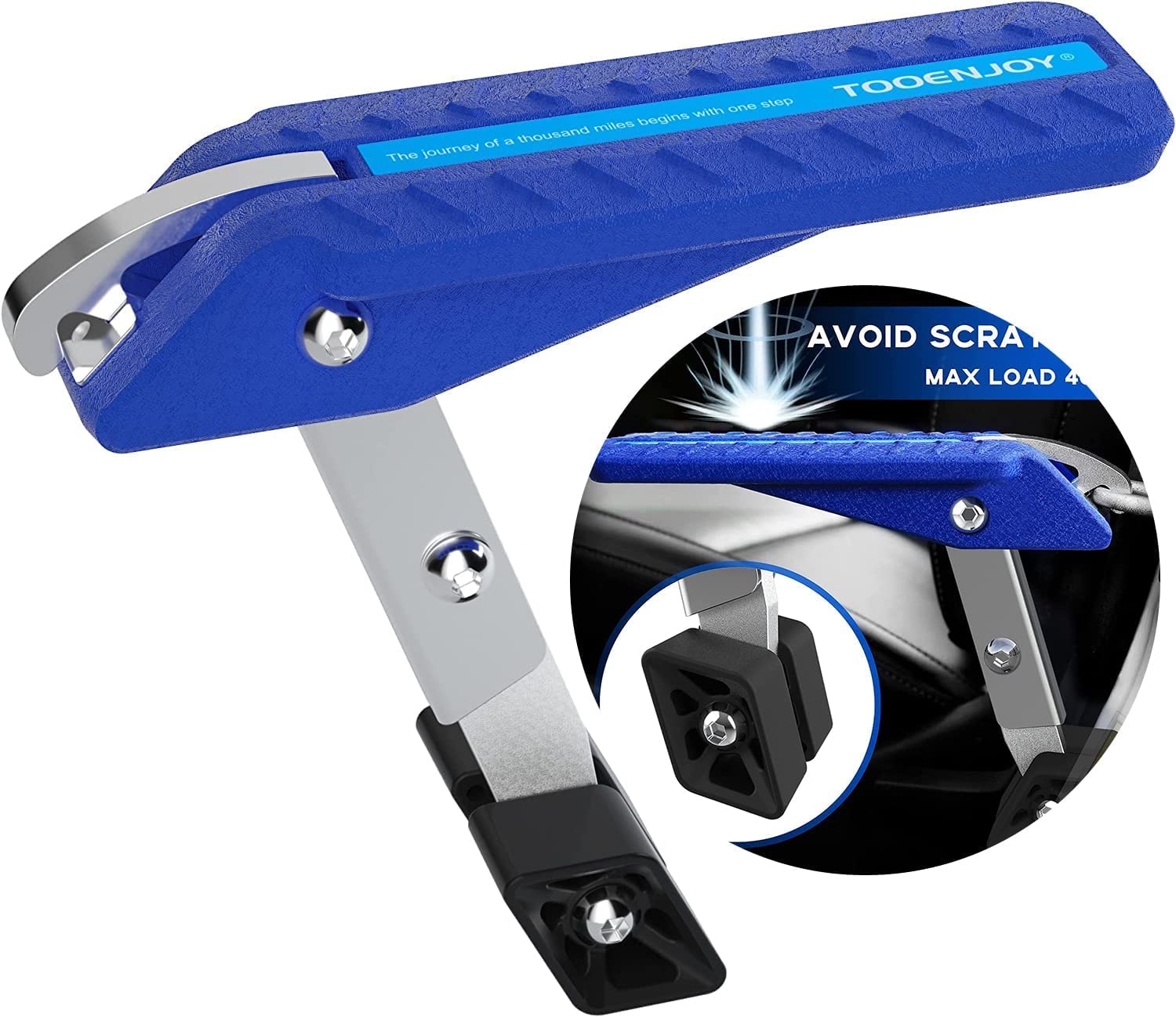 TOOENJOY Folding Car Door Pedal,Door Step Running Boards,Car Door Pedal W