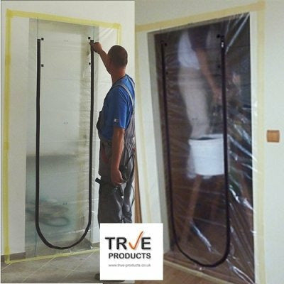 True Products Dust Stop Zip Door Kit B5017B - Pre-Assembled For Easy ...