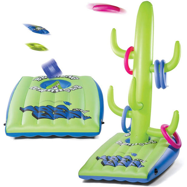 Prextex Floating Cornhole Bean Bag And Ring Toss Combo Floating Ring Toss