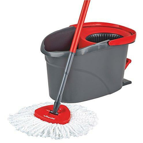 Vileda Easy Wring And Clean Microfibre Mop And Bucket With Power Spin Wri