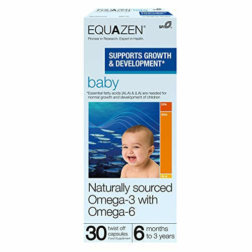 Equazen Baby Capsules | Omega 3 & Omega 6 Supplement | 30 Twist Off Capsu