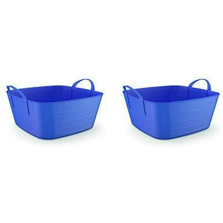 Life Story Flexi Tub Bucket 12.5L With 2-Handles, Multifunctional Basket